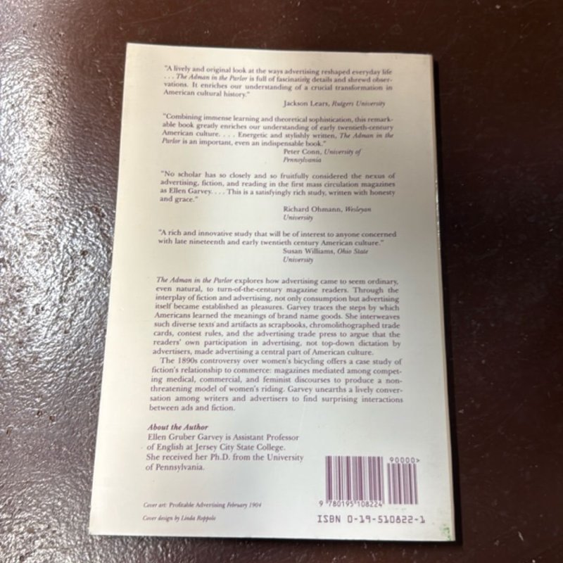 The Adman in the Parlor by Ellen Gruber Garvey