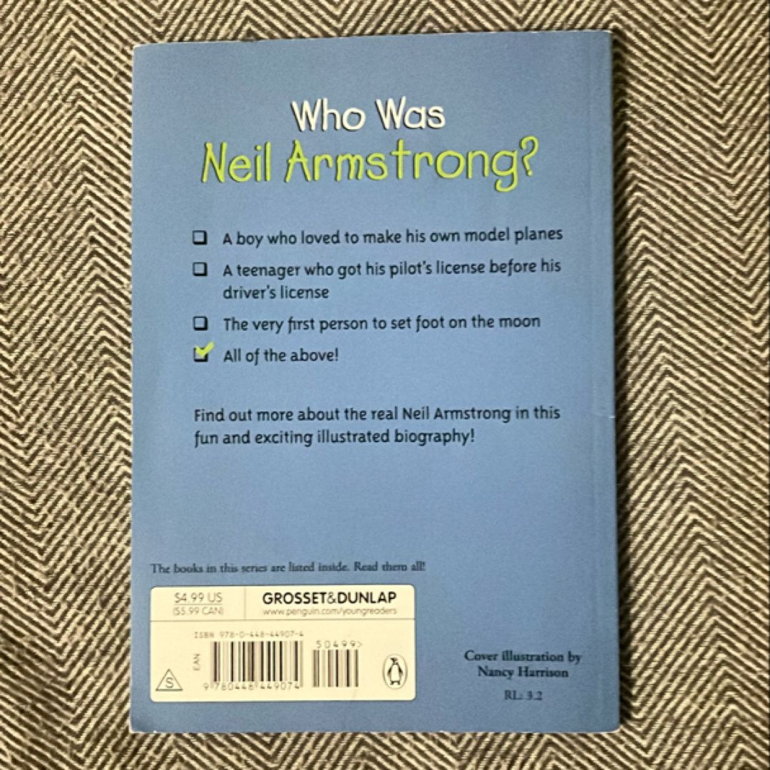 Who Was Neil Armstrong? by Roberta Edwards, Who HQ