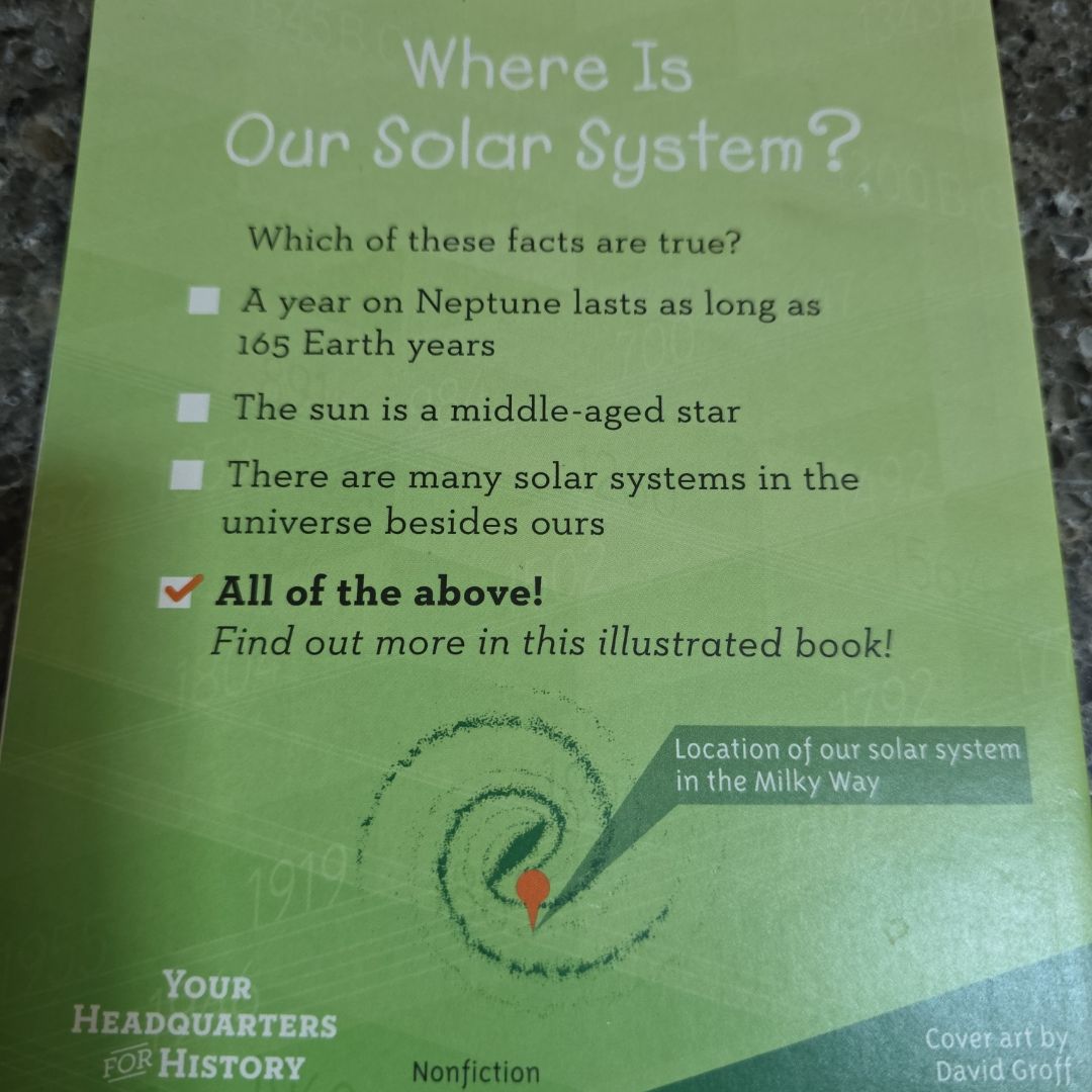Where Is Our Solar System? by Stephanie Sabol, Who HQ