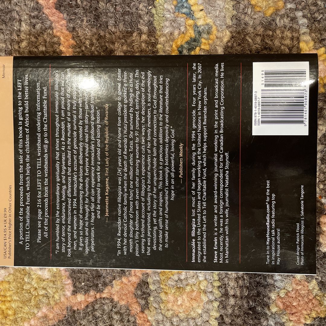 Left to Tell by Immaculée Ilibagiza, Steve Erwin, Wayne Dyer