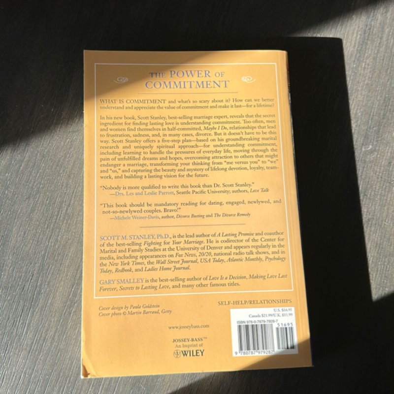 The Power of Commitment by Scott M. Stanley, Gary Smalley
