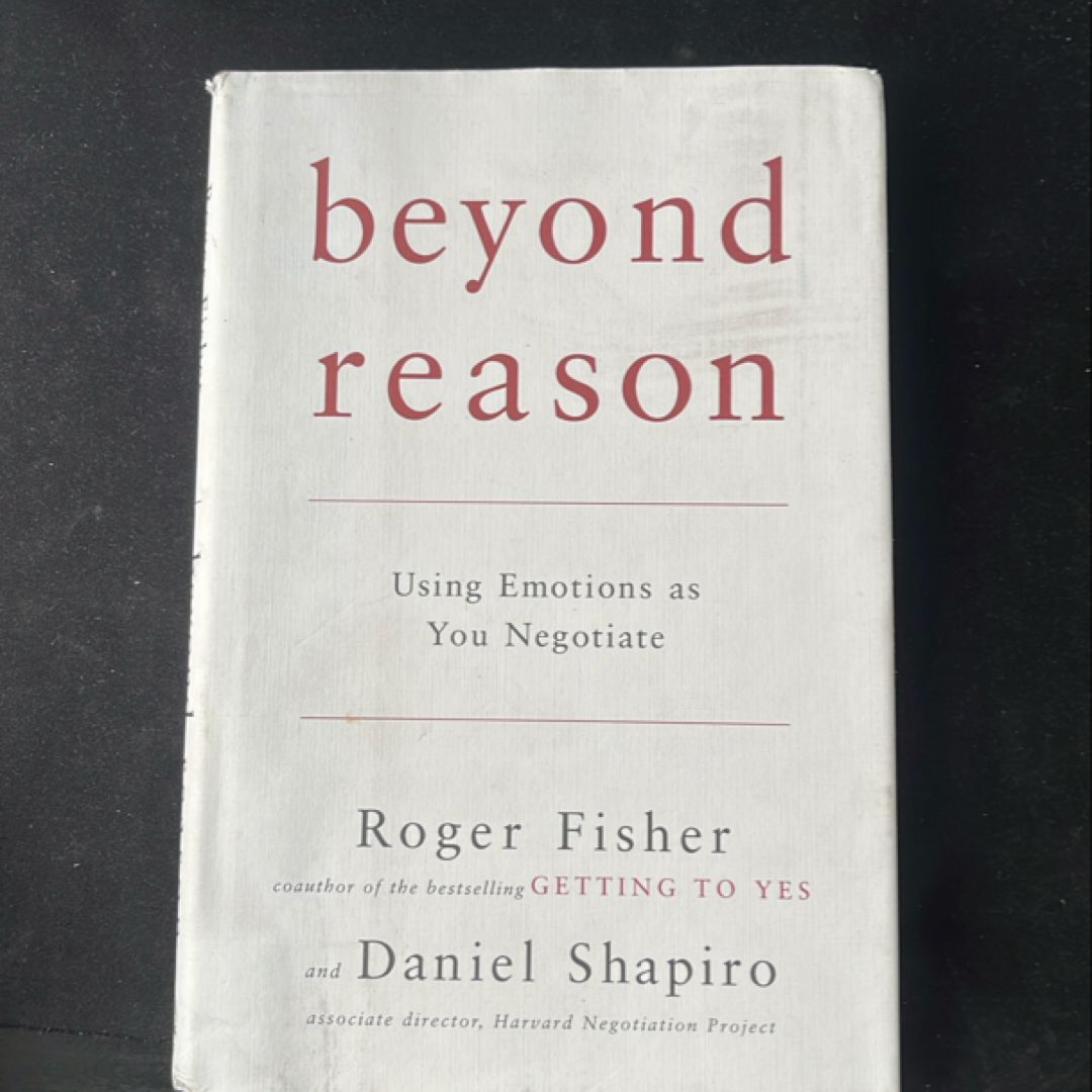 Beyond Reason by Roger Fisher; Daniel Shapiro, Hardcover | Pangobooks