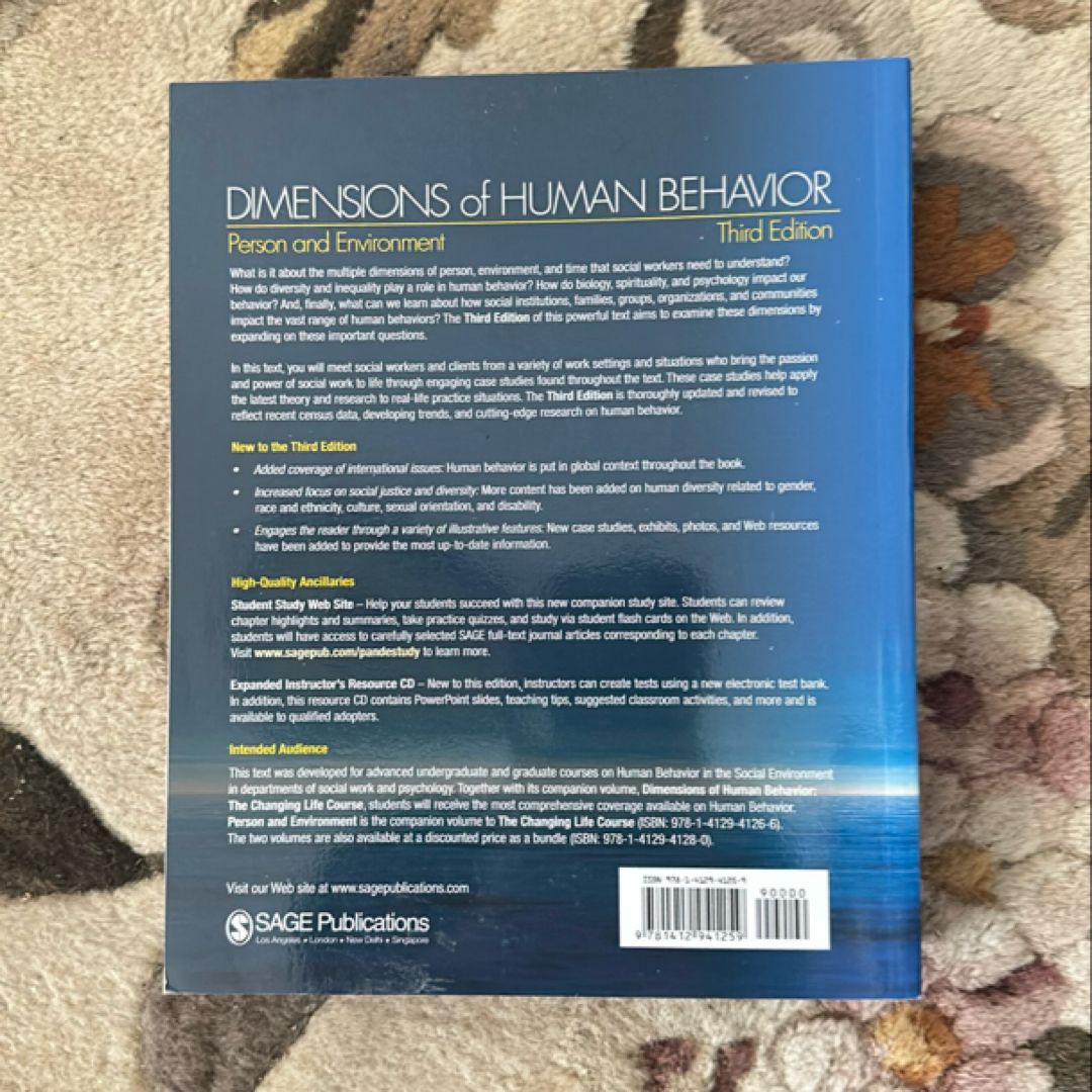 Dimensions of Human Behavior by Elizabeth D. Hutchison