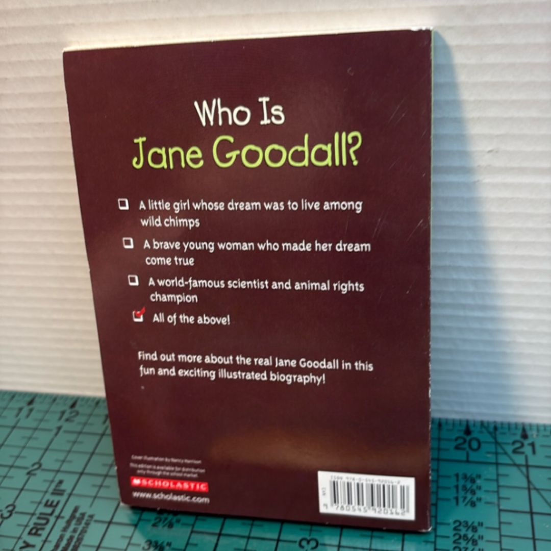 Who is Jane Goodall? by Roberta Edwards