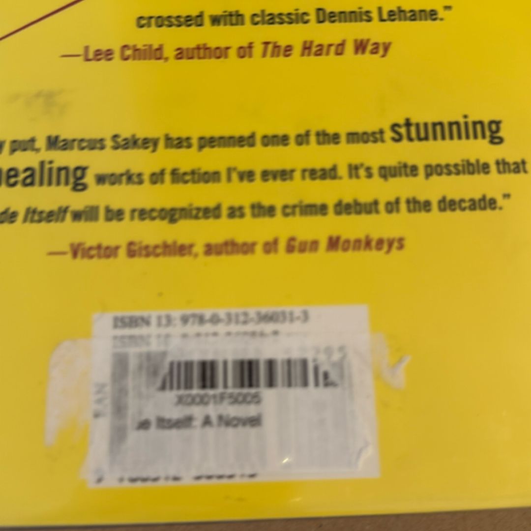The Blade Itself SIGNED by Marcus Sakey, Hardcover | Pangobooks