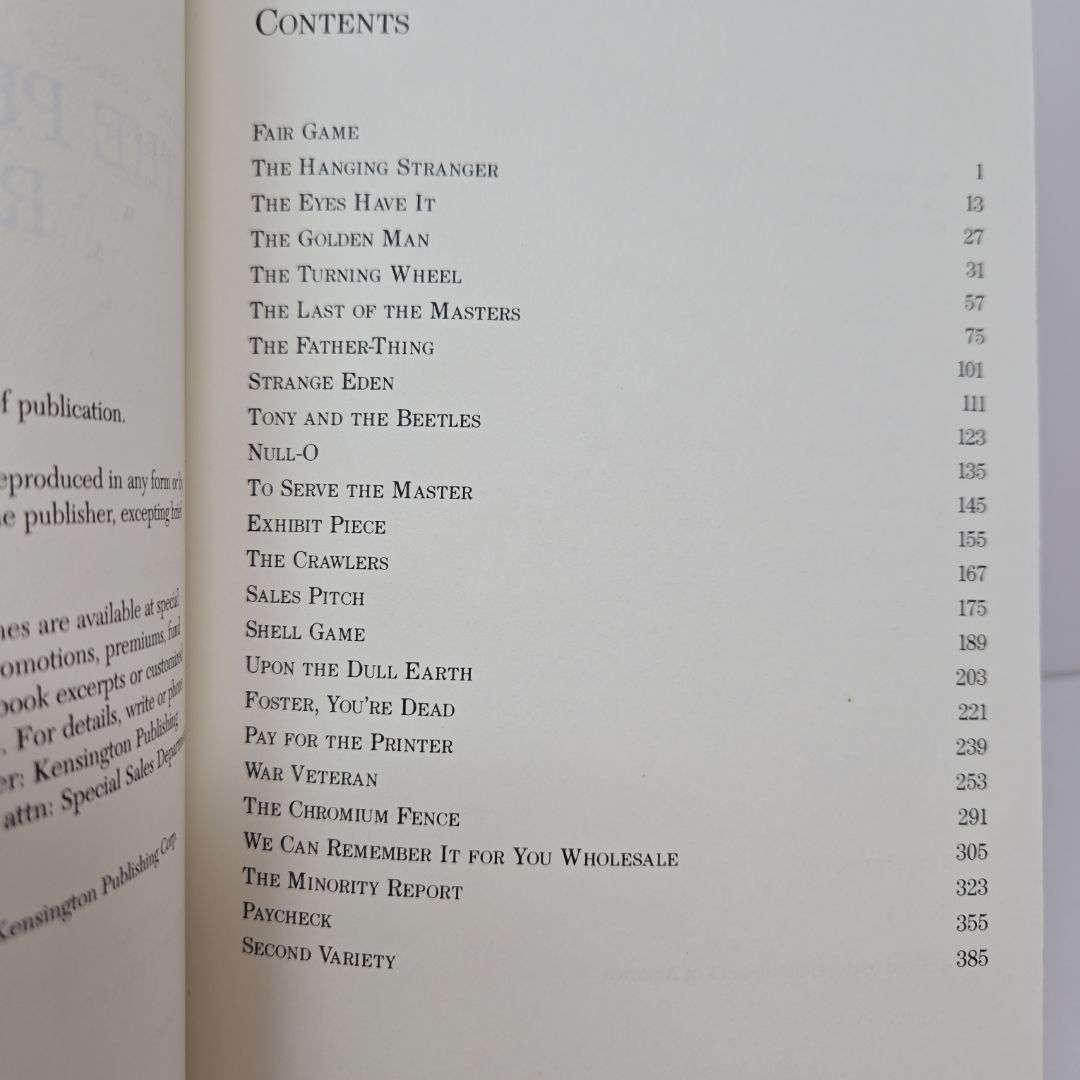 The Philip K. Dick Reader by Philip Dick