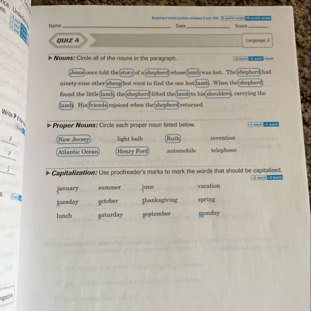 New Abeka Language 3 Quiz And Test Teacher's Key by Abeka, Paperback ...