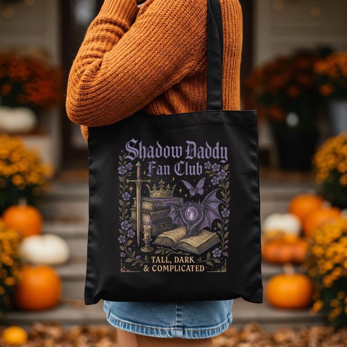 Shadow Daddy Fan Club Tote Bag, Dark Romance | PangoBooks