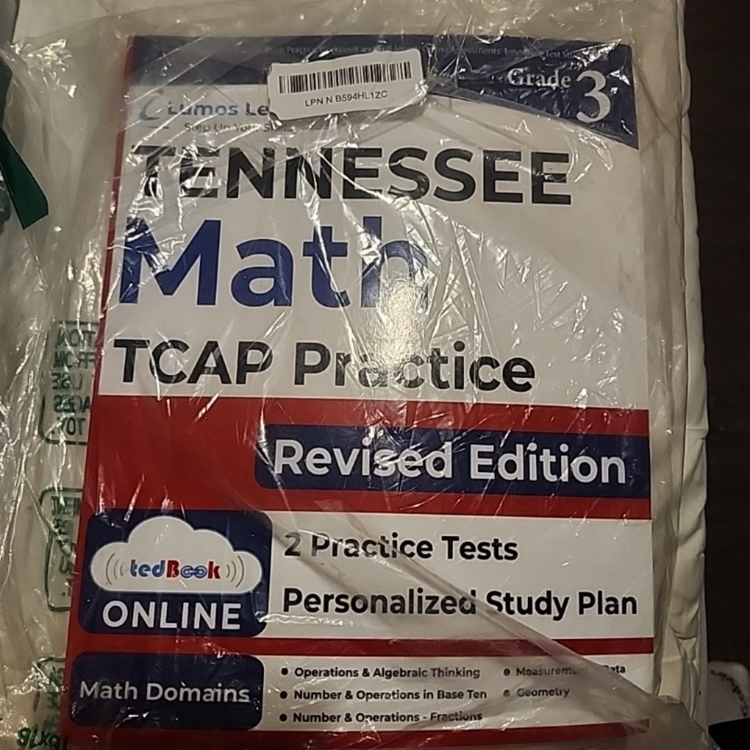 TNReady Test Prep: 3rd Grade Math Practice Workbook and Full-Length ...