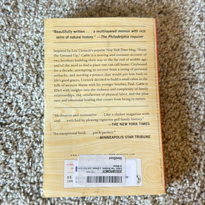 Cabin by Lou Ureneck, Paperback | Pangobooks
