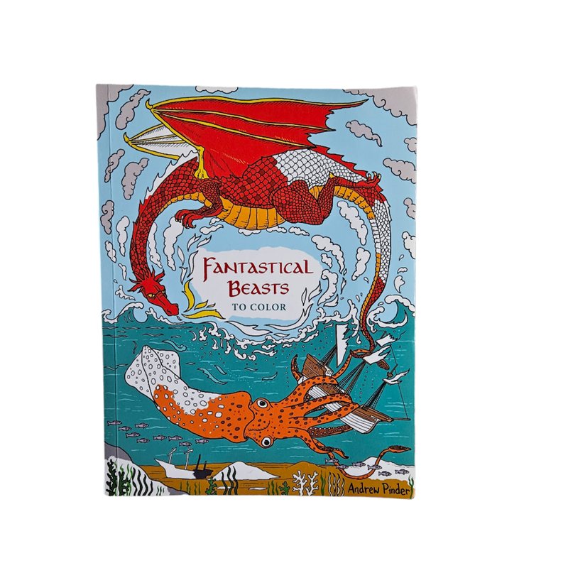 Fantastical Beasts to Color by Andrew Pinder, Paperback | Pangobooks