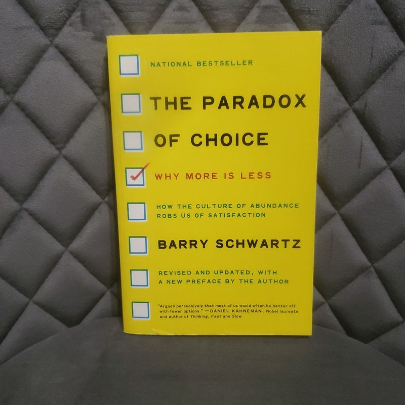 The Paradox of Choice by Barry Schwartz, Paperback | Pangobooks