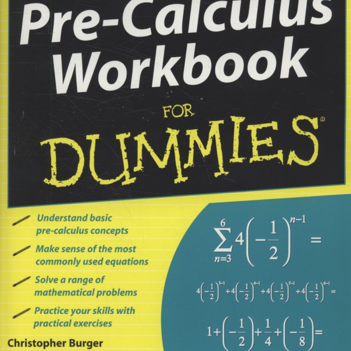 Pre-Calculus Workbook for Dummies by Michelle Rose Gilman, Karina Neal ...